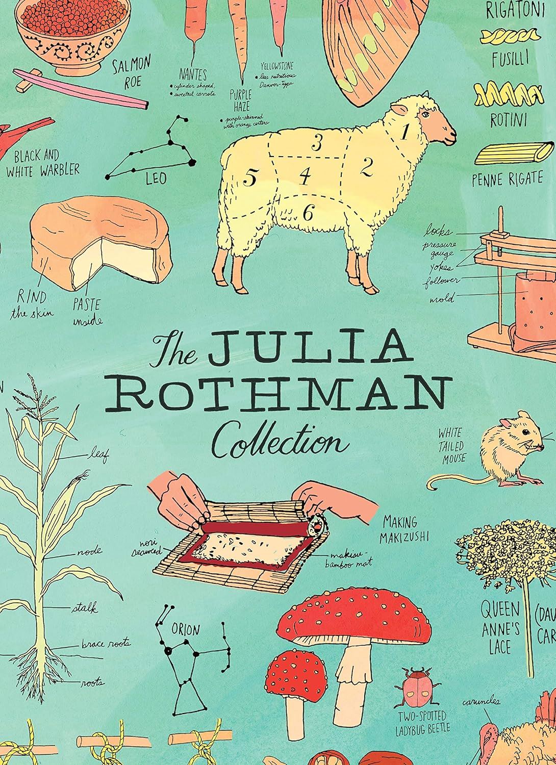 Julia Rothman Collection, The: Farm Anatomy, Nature Anatomy, and Food ...
