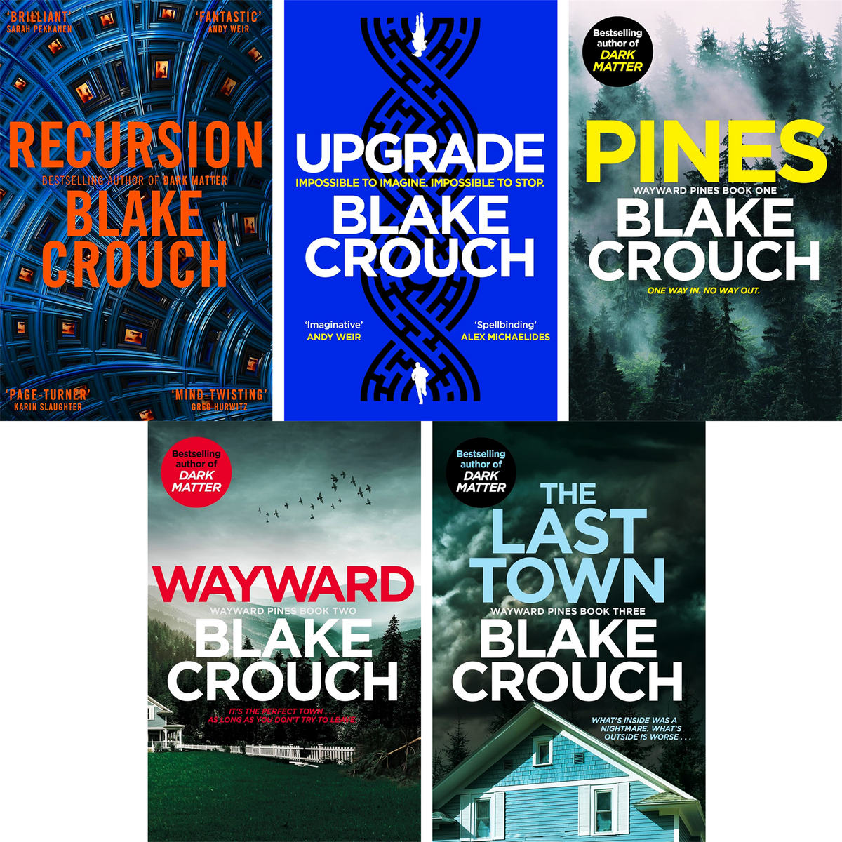 Upgrade, Recursion & Wayward Pines Trilogy by Blake Crouch: A Collecti — smeikalbooks