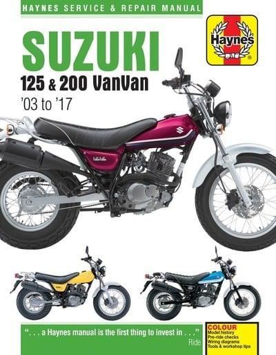 Suzuki RV125 & 200 Van Van Service and Repair Manual 2003-2016 — smeikalbooks