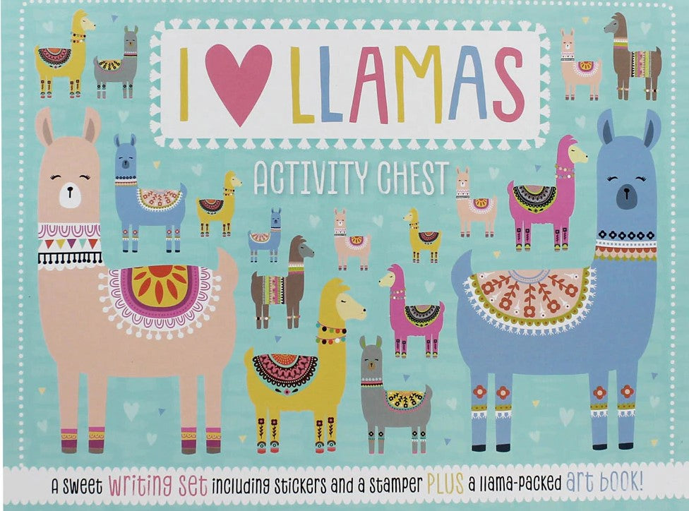 Love Llamas Activity Chest (Stickered) — smeikalbooks